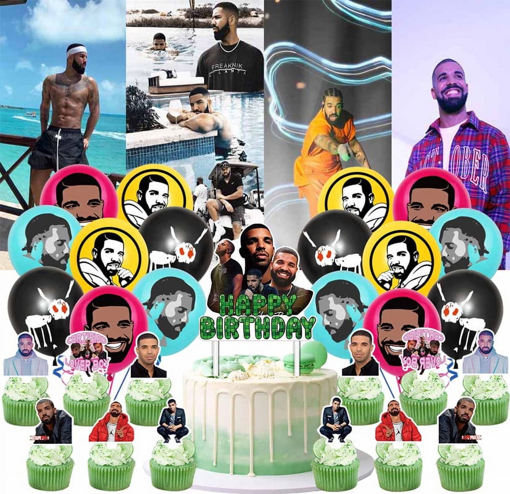 Drake Latex Balloons Party Supplies Decor Banner Backdrop Kit Birthday ...