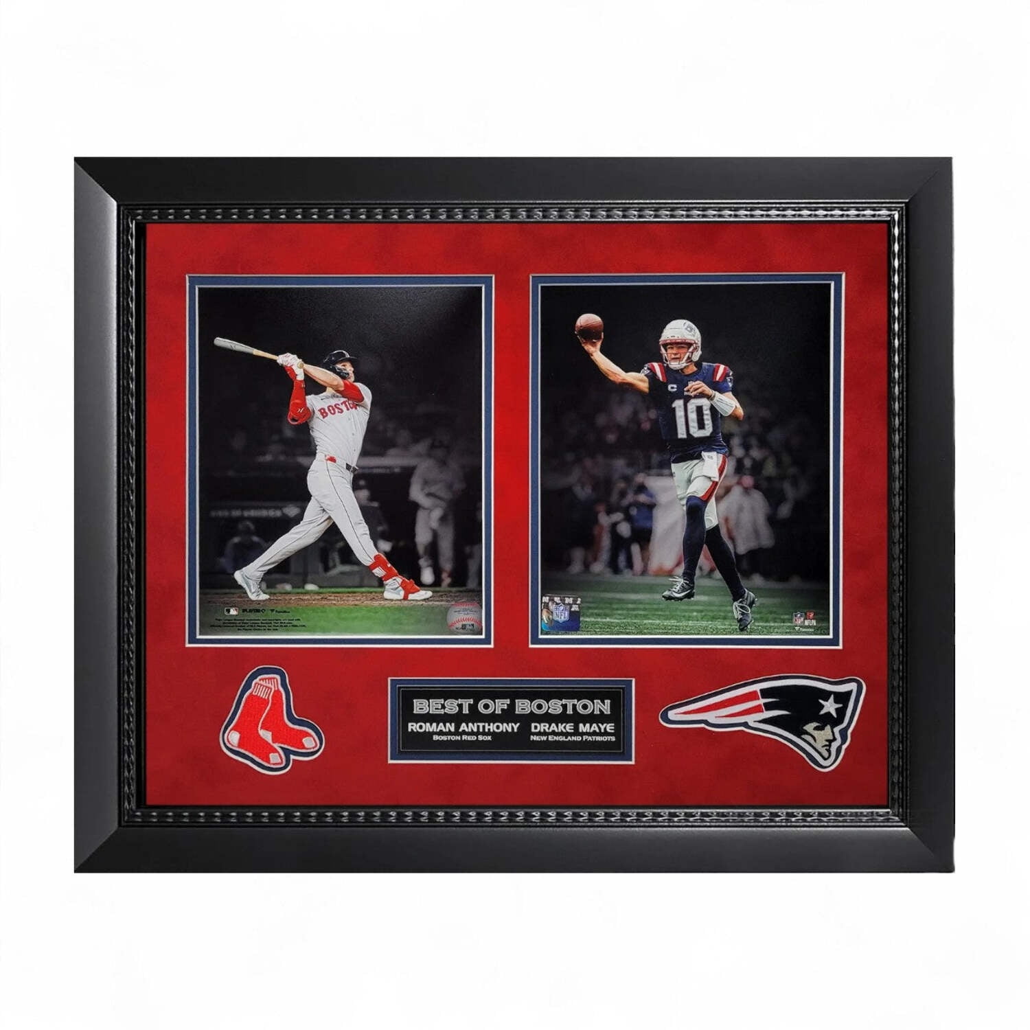 Drake Maye Roman Anthony Unsigned Collage Framed to 16x20 - Walmart.com
