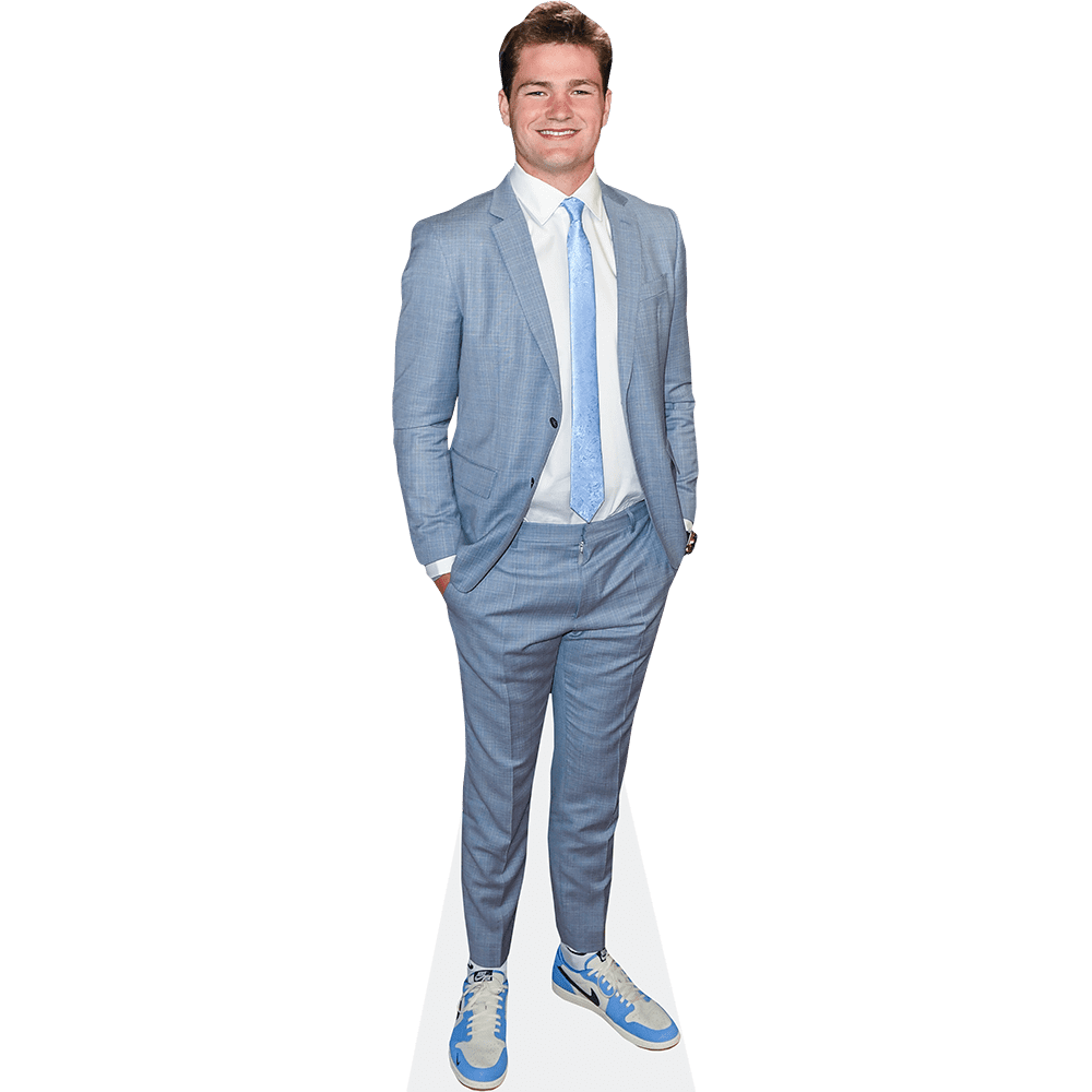 Drake Maye (Suit) Mini Size Cutout. Standee. - Walmart.com