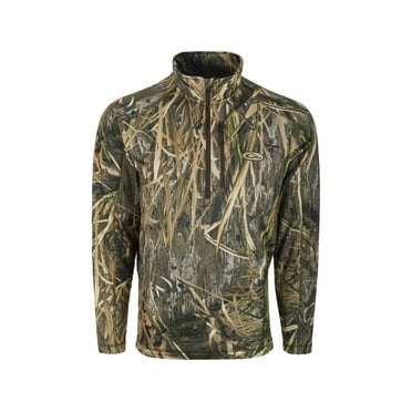 Drake Men's Quarter Zip Refuge Eqwader Jacket Mossy Oak Shadow Grass ...