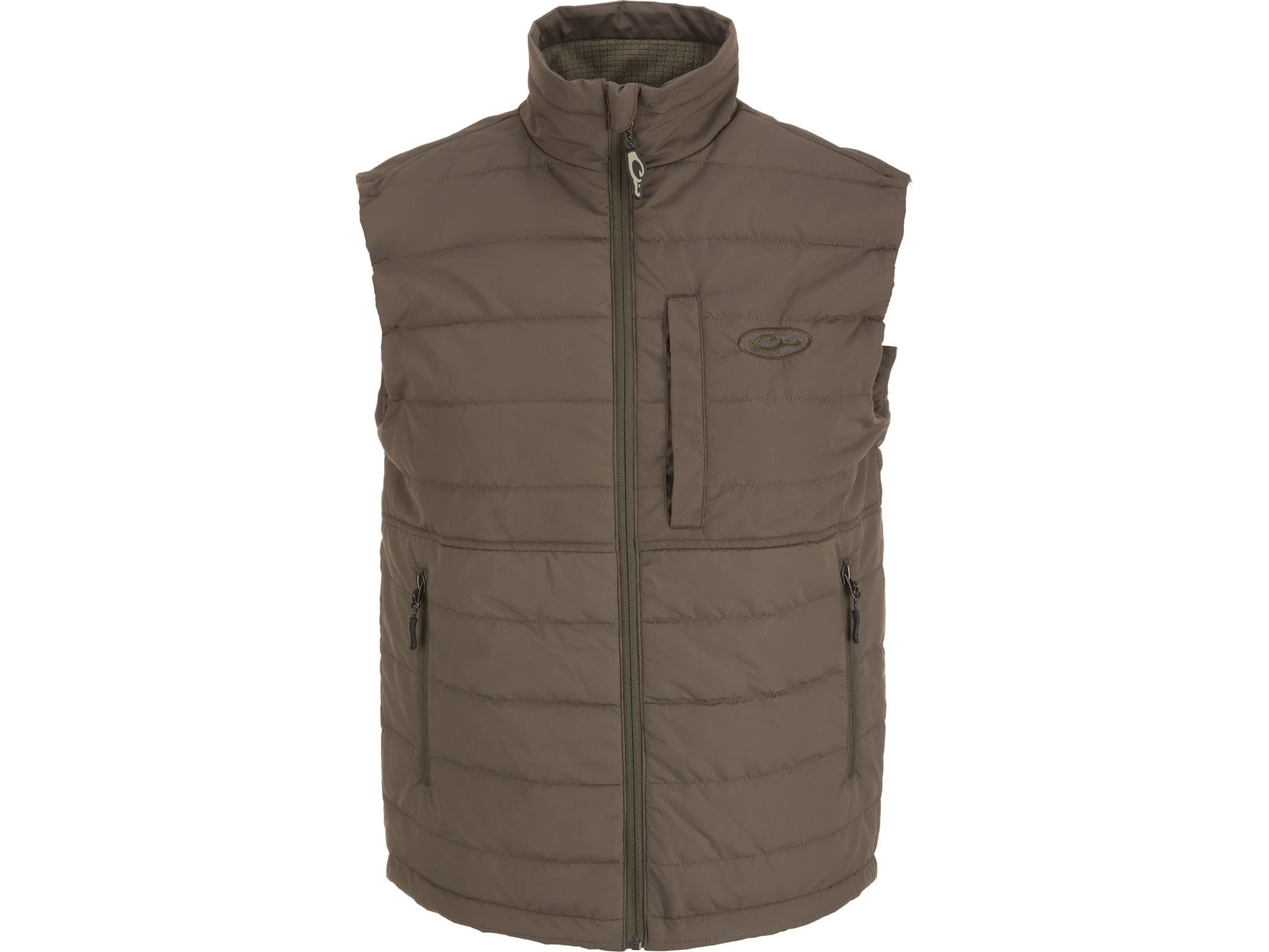 Drake Men's MST Down Pack Vest Mud Brown XL - Walmart.com