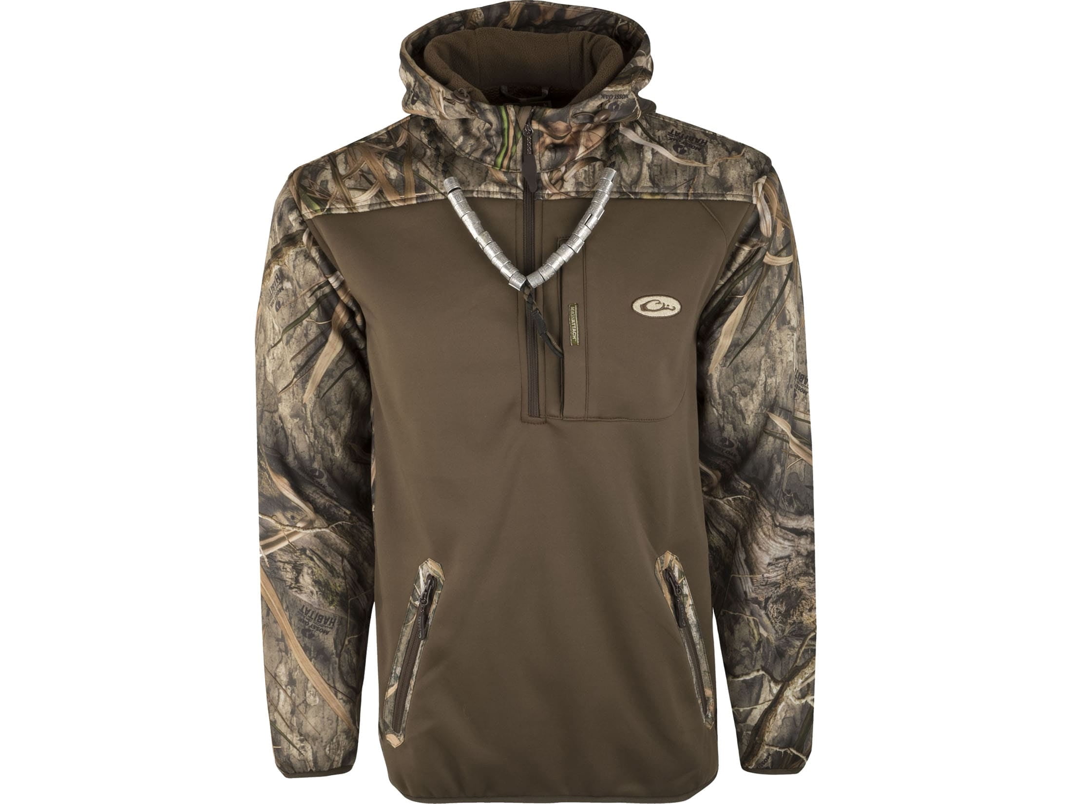 Drake Men's MST Endurance Soft Shell Hoodie Mossy Oak Shadow Grass ...