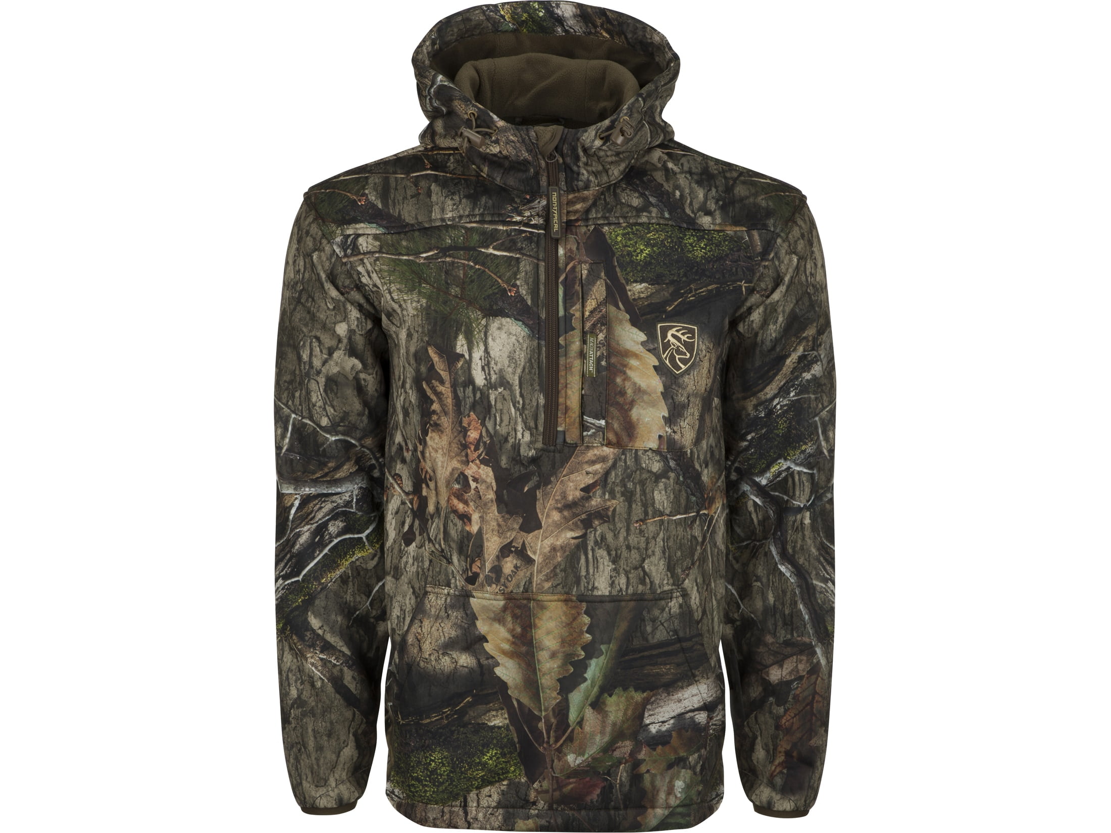 Drake Men's Non-Typical Endurance Quarter Zip Shirt Mossy Oak Country ...