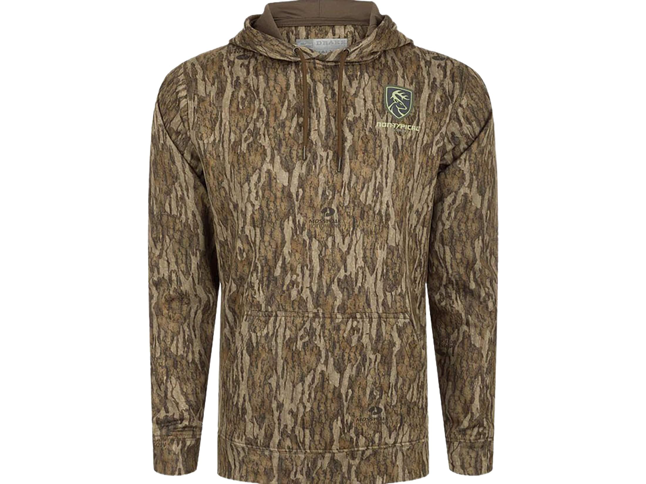 Drake Men's Non-Typical Performance Hoodie Mossy Oak Bottomland XL ...