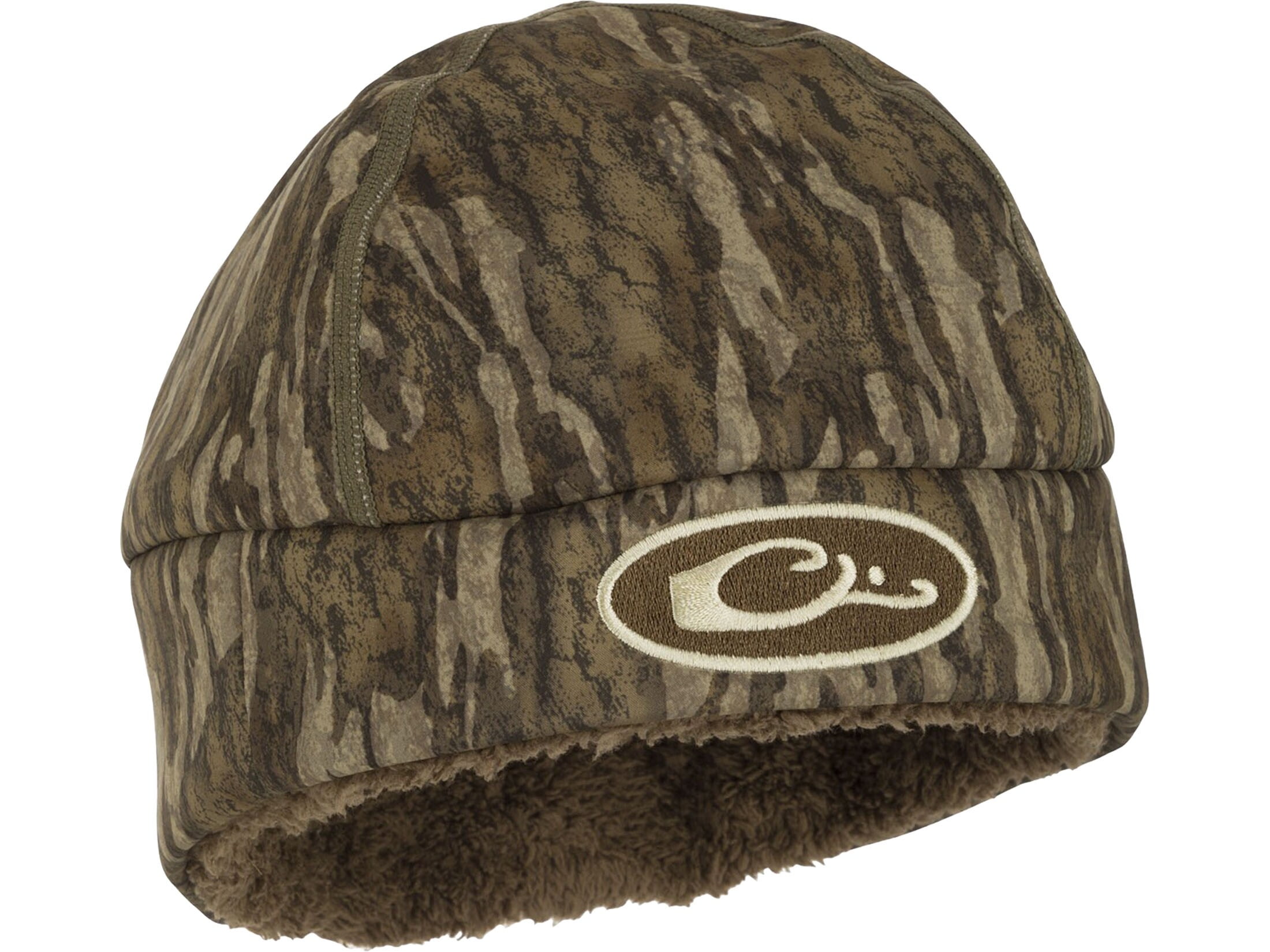Drake Mens LST Windstopper Beanie Mossy Oak Bottomland - Walmart.com