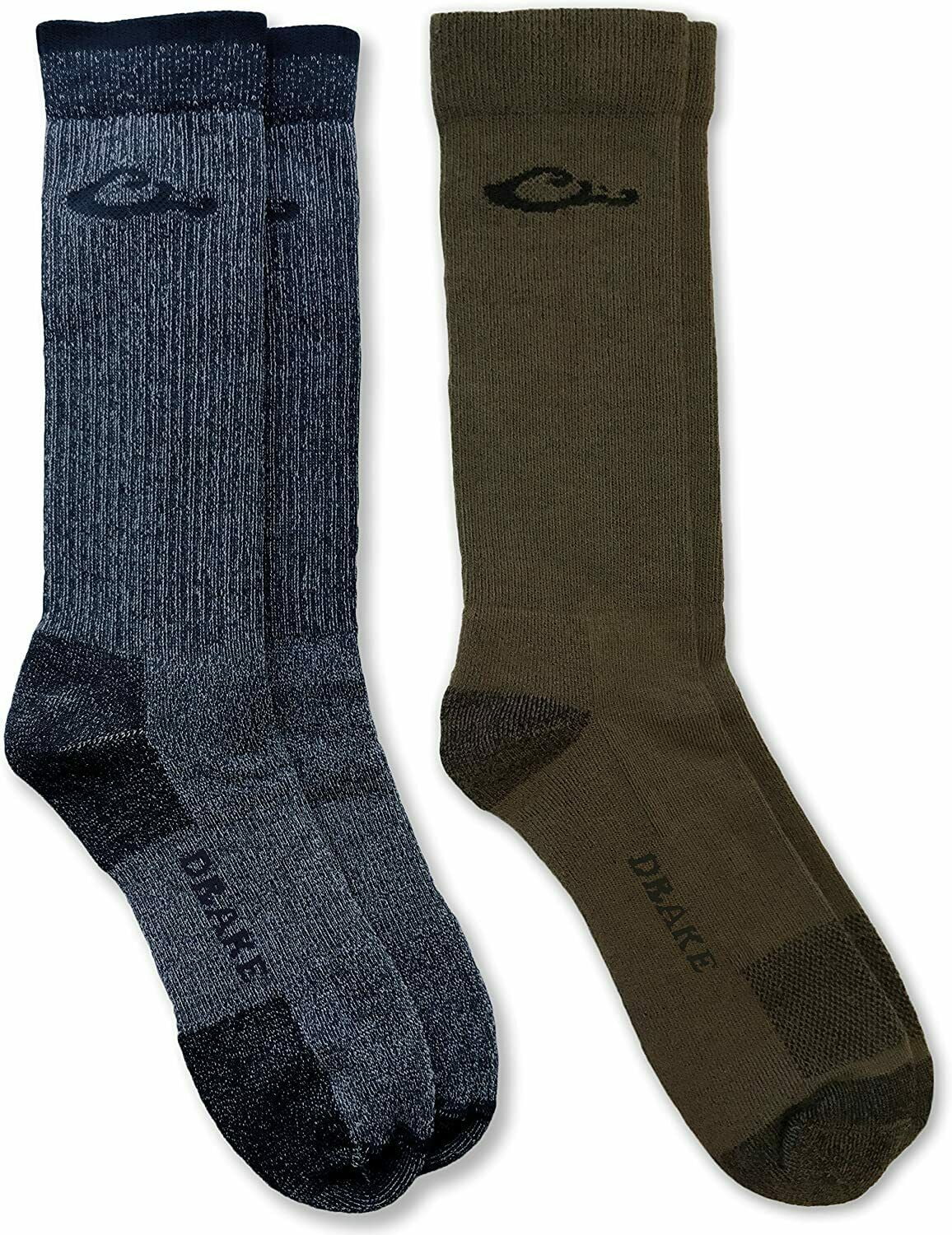 Drake Mens Socks, Thermal Merino Wool and Wick Boot Sock System, 2 ...