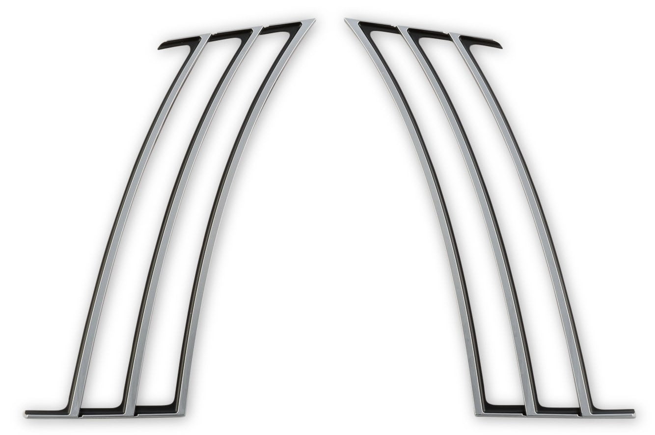 Drake Muscle Cars Quarter Trim, Chrome Finish, ABS, Fits 2010-2014 ...