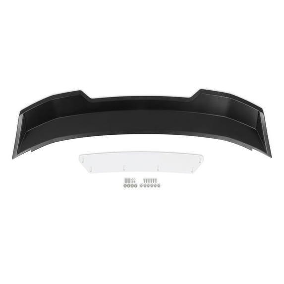 Drake Muscle Cars Rear Spoiler, Wicker Bill Style, Satin Black, for ...