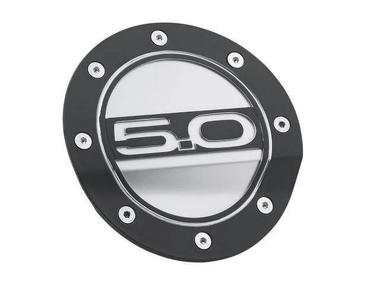 Drake Muscle Cars FR3Z-6640526-5B Fuel Door Comp Series Black/Silver 5. ...