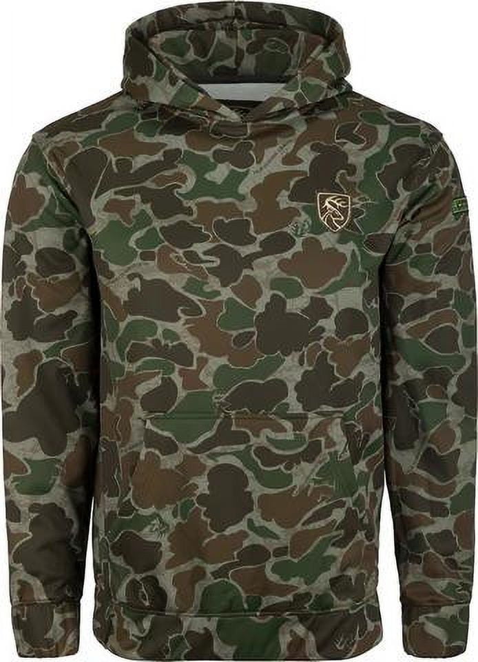 Drake Performance Hoodie - Old School Green - Walmart.com