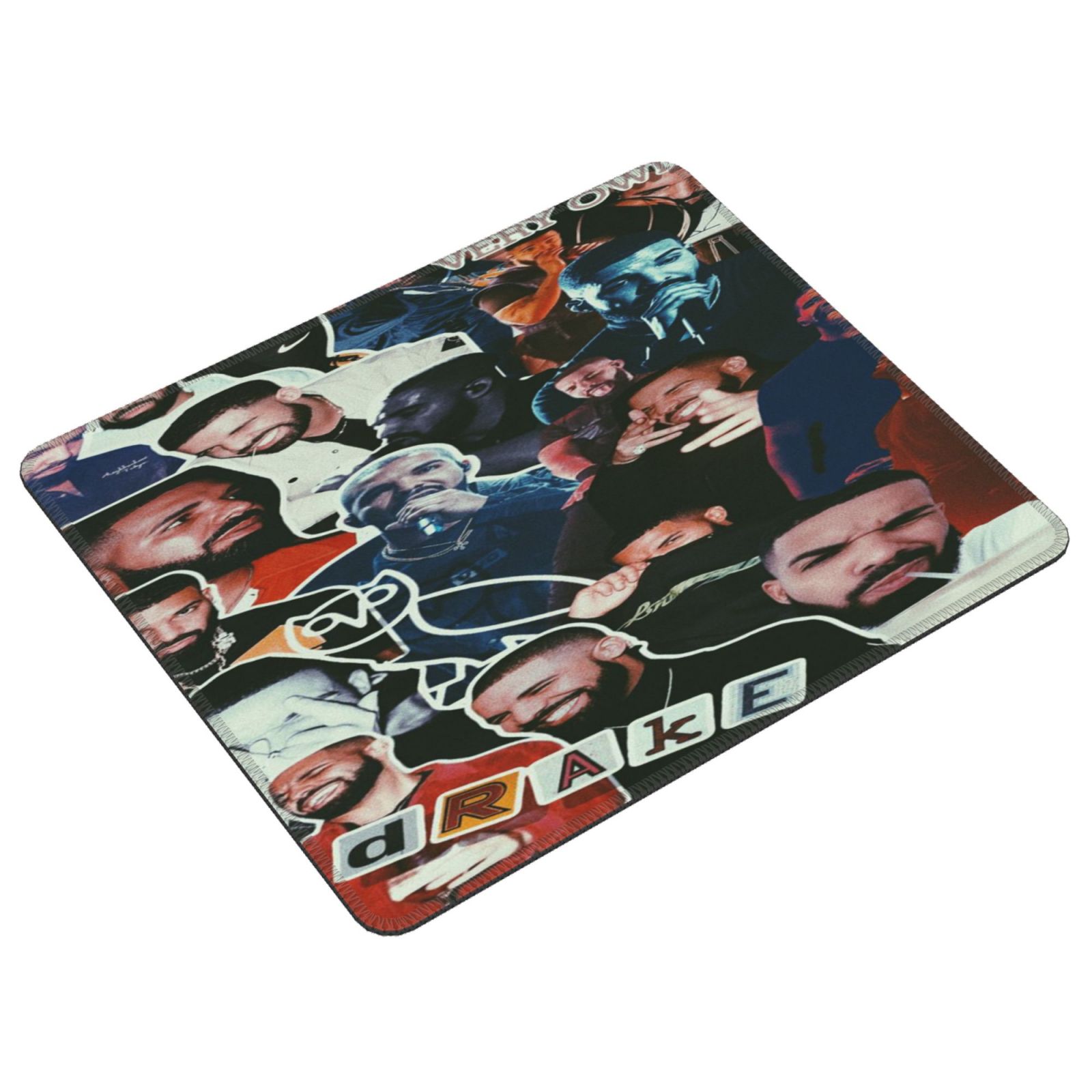 Drake Singer Computer Mouse Mat with Anti-Slip Rubber Base Anti-Fray ...