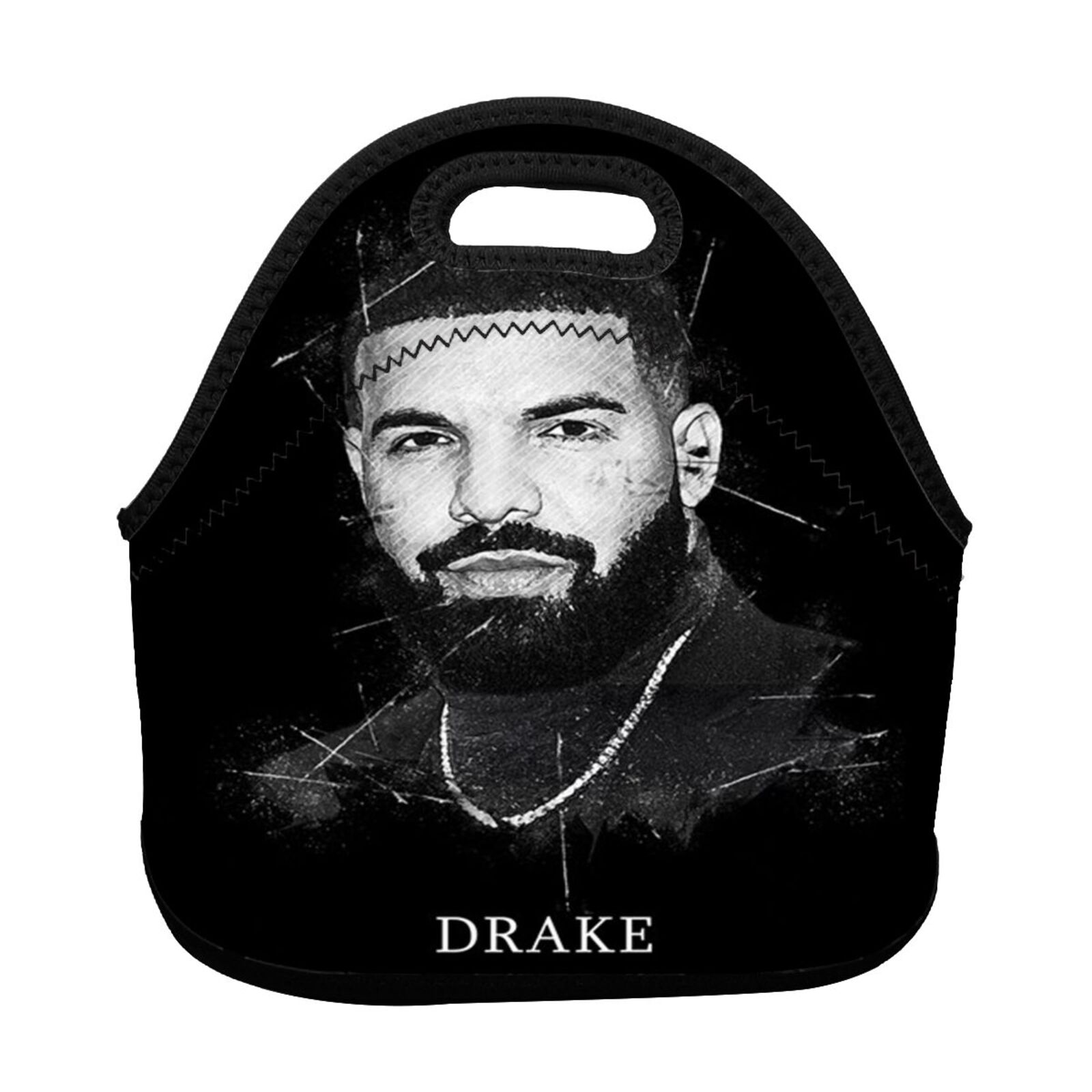 Drake Singer Neoprene Lunch Bag Cartoon Insulated Lunch Box Reusable ...