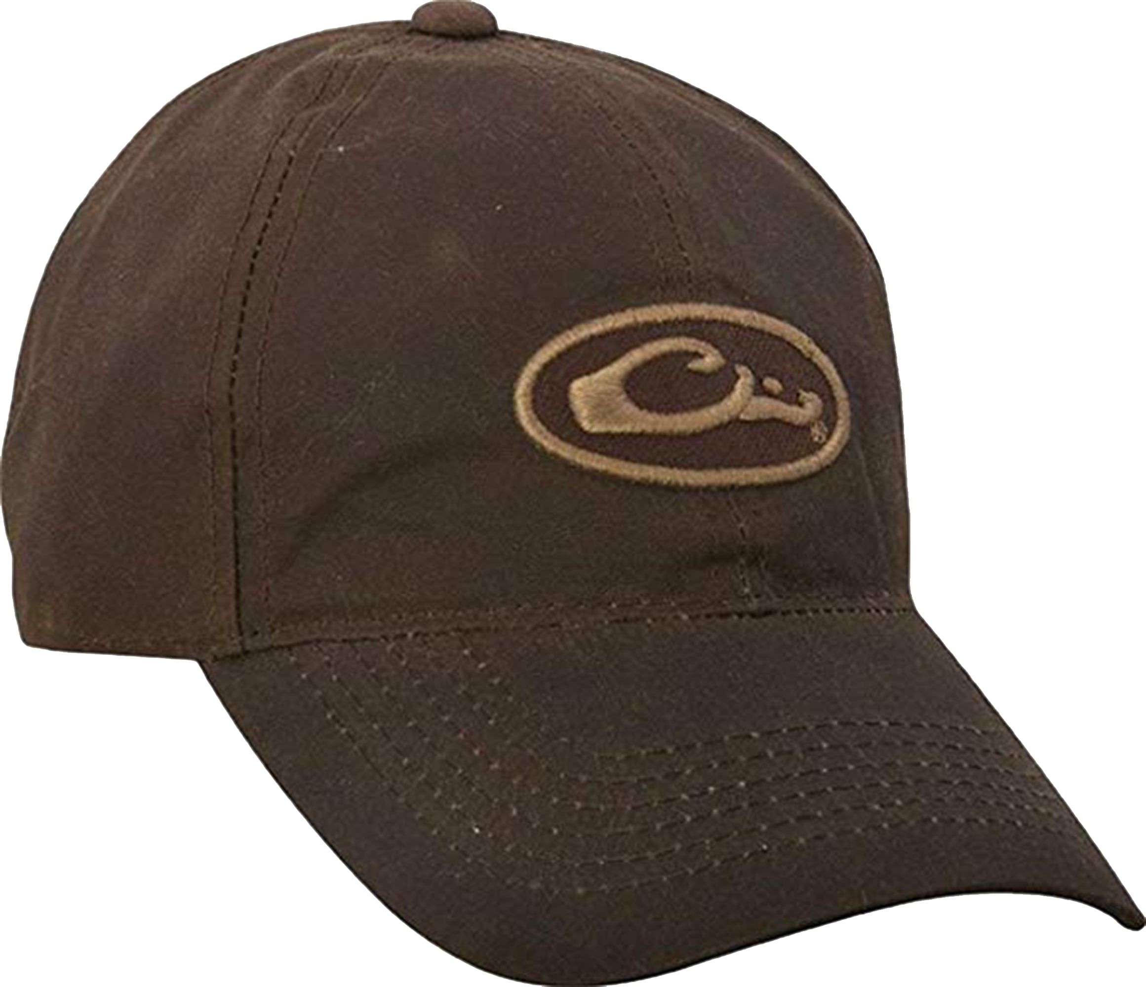 Drake Waterfowl 100% Cotton 8oz Waxed Canvas Mid-Profile Hat - Brown ...