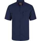 Drake Waterfowl 8-Shot Flyweight Shirt SS Medieval Blue Large - Walmart.com