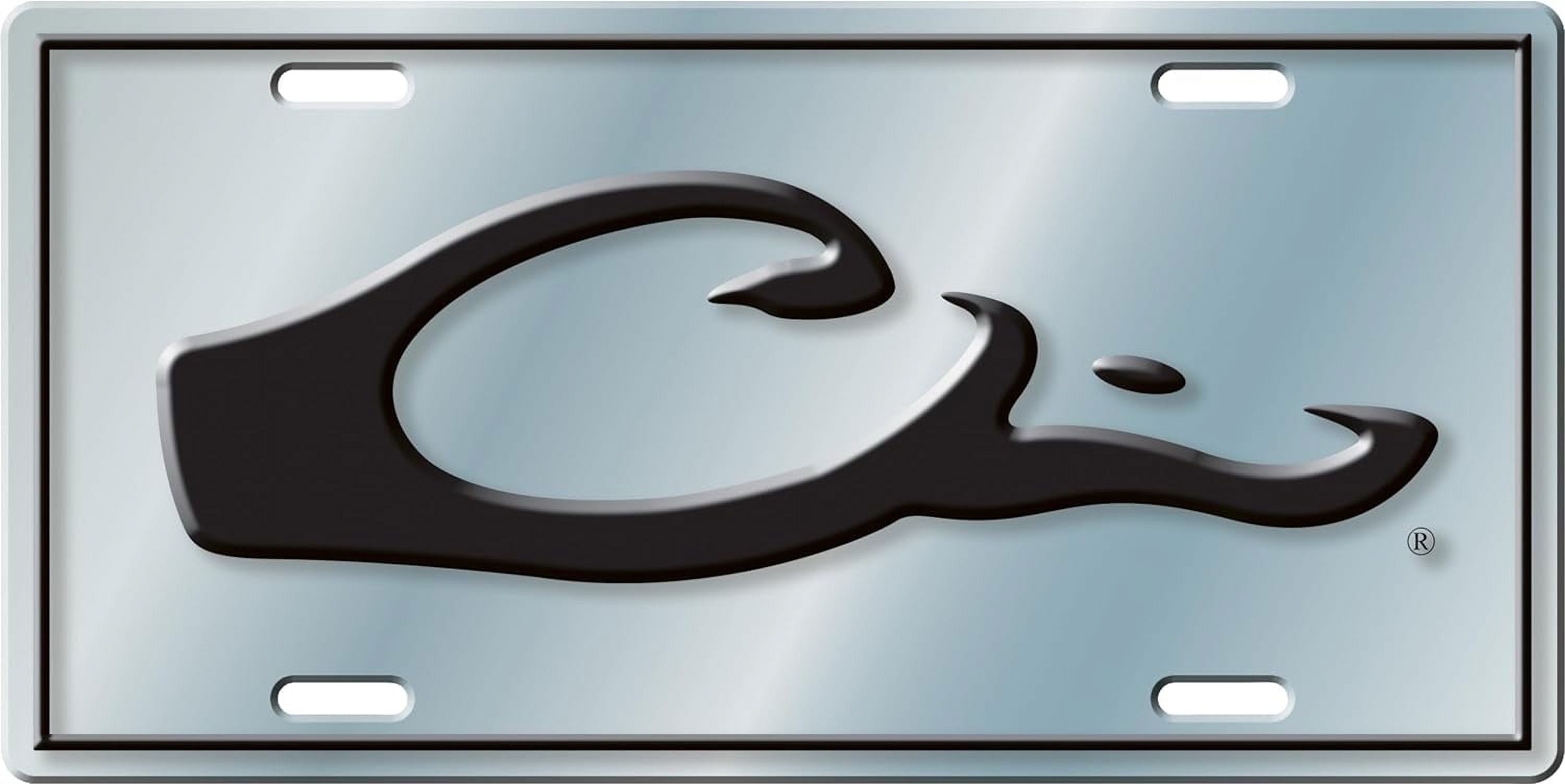Drake Waterfowl Automotive Head Logo License Plate, Cast Aluminum ...