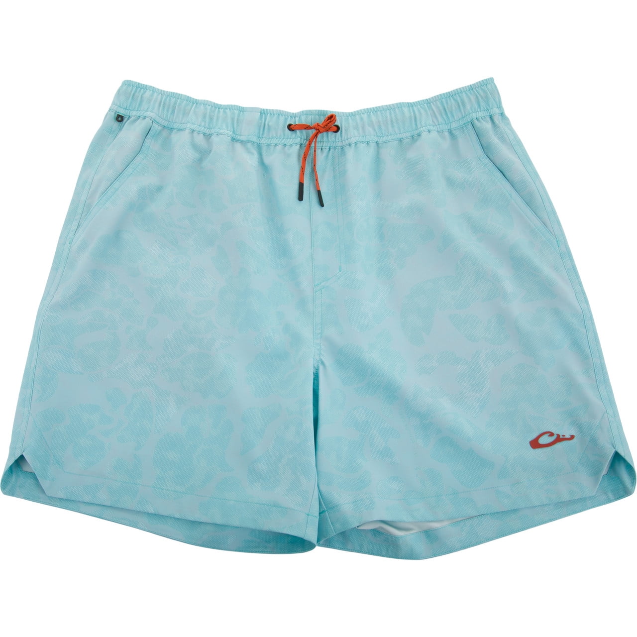 Drake Waterfowl Lake Shore Dock Short - Print Old School Turq Xlarge ...