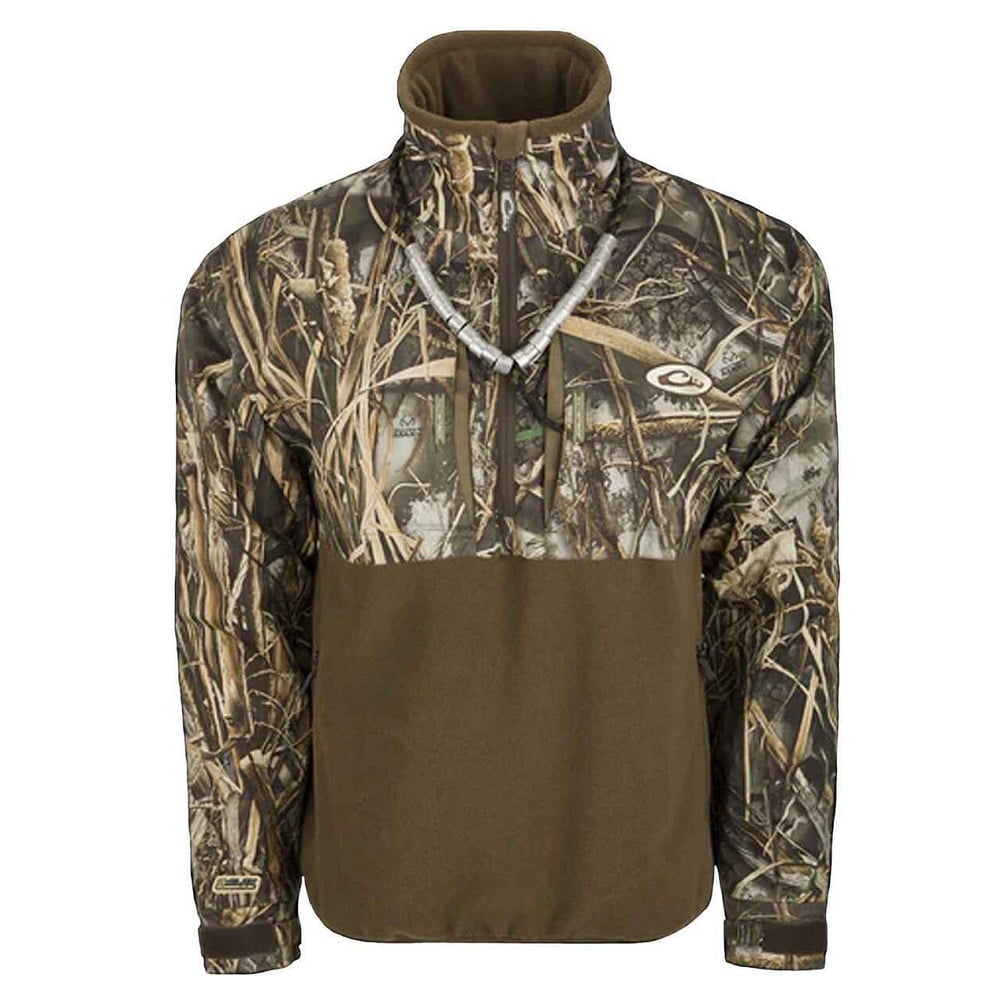 Drake Waterfowl Men's MST Guardian Eqwader Flex Fleece Quarter-Zip ...