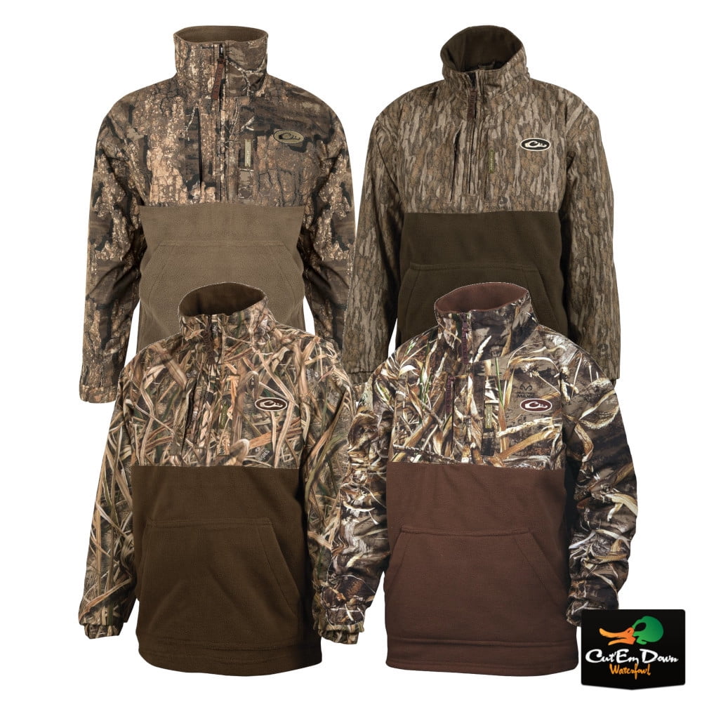 Drake Waterfowl MST Youth Eqwader 1/4 Zip Jacket - Walmart.com