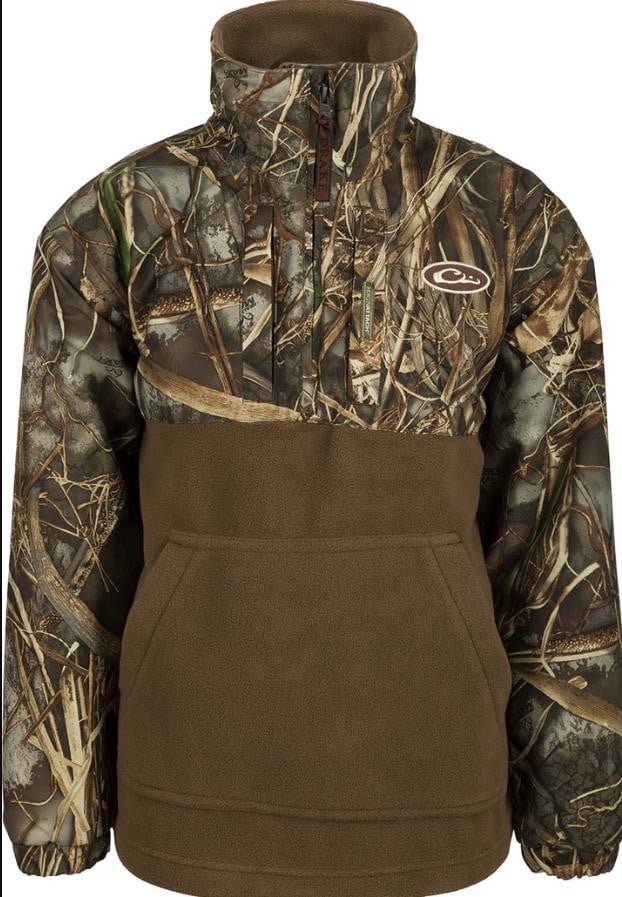 Drake Waterfowl MST Youth Eqwader 1/4 Zip Jacket - Walmart.com