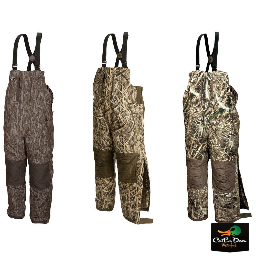 Drake Waterfowl Men's LST 2.0 Waterproof Insulated Hunting Bibs ...