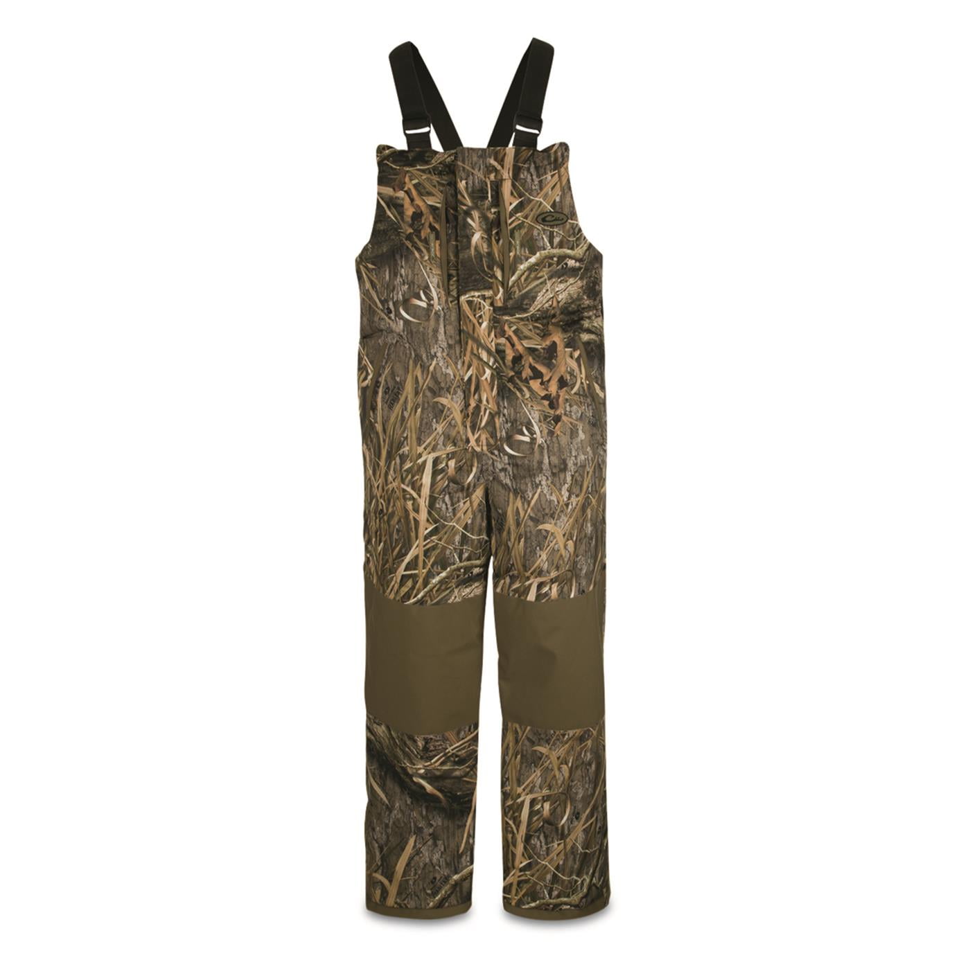 Drake Waterfowl Men's Reflex Insulated Hunting Bibs Habitat XL ...