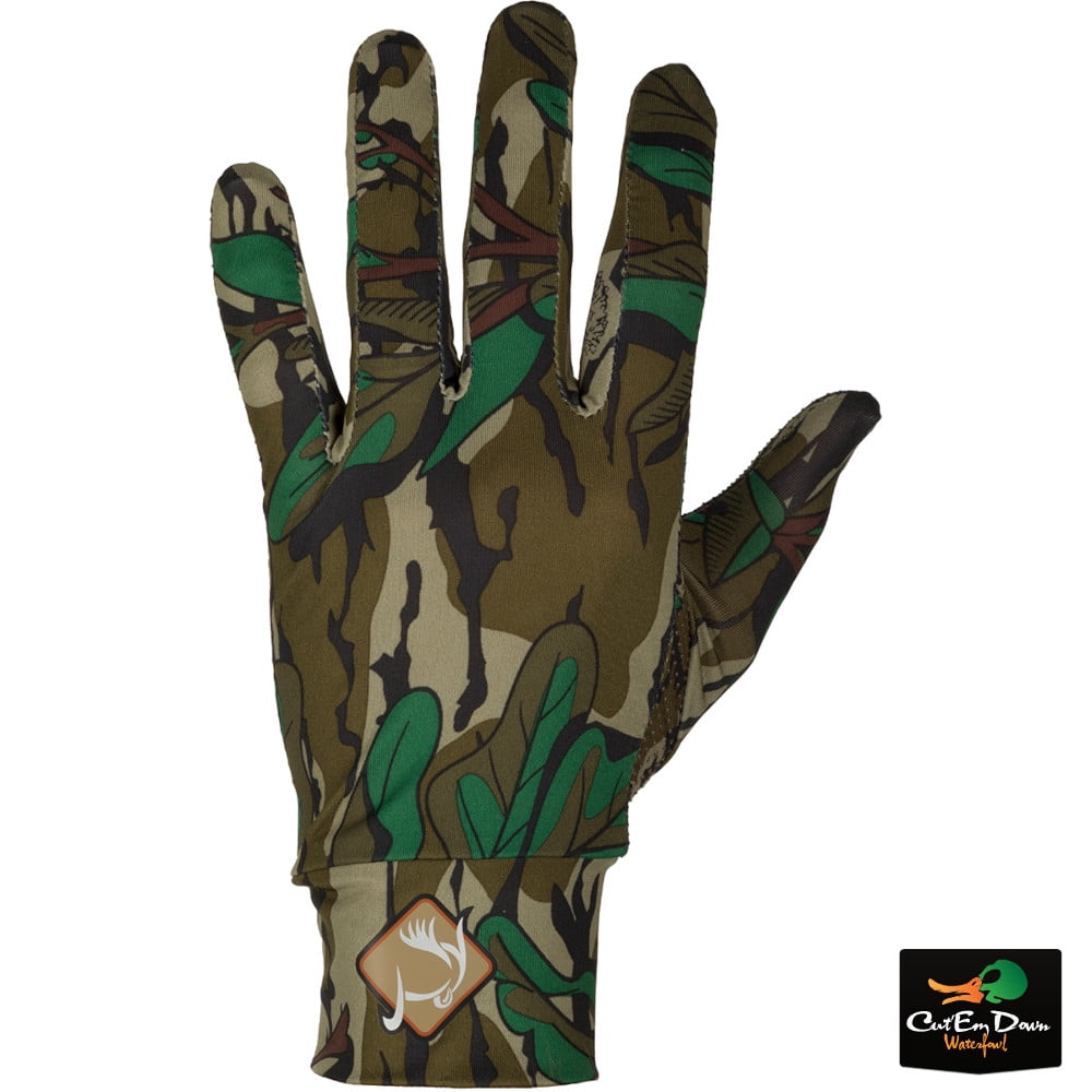 Drake Waterfowl Stretch-Fit Lycra All Season Gloves - GreenLeaf - OSFM ...