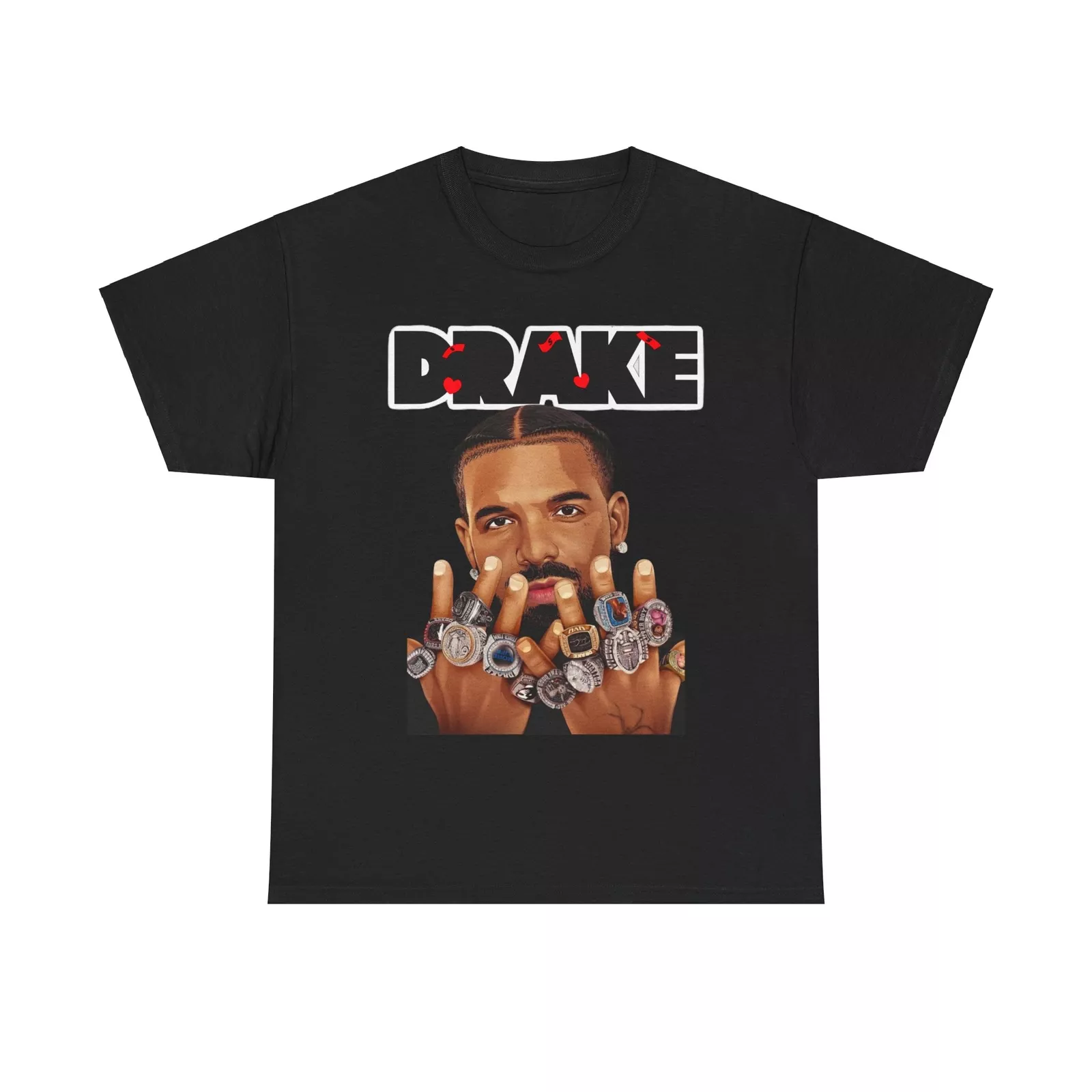 Drake "rings" T-shirt. Available In Multiple Colors - Walmart.com