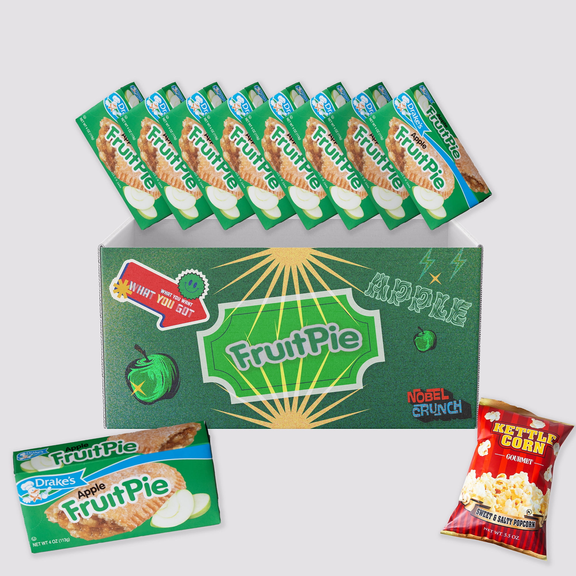 Drake's Apple Fruit Pie (4oz, 8ct pack) - Sweet and Salty Kettle ...