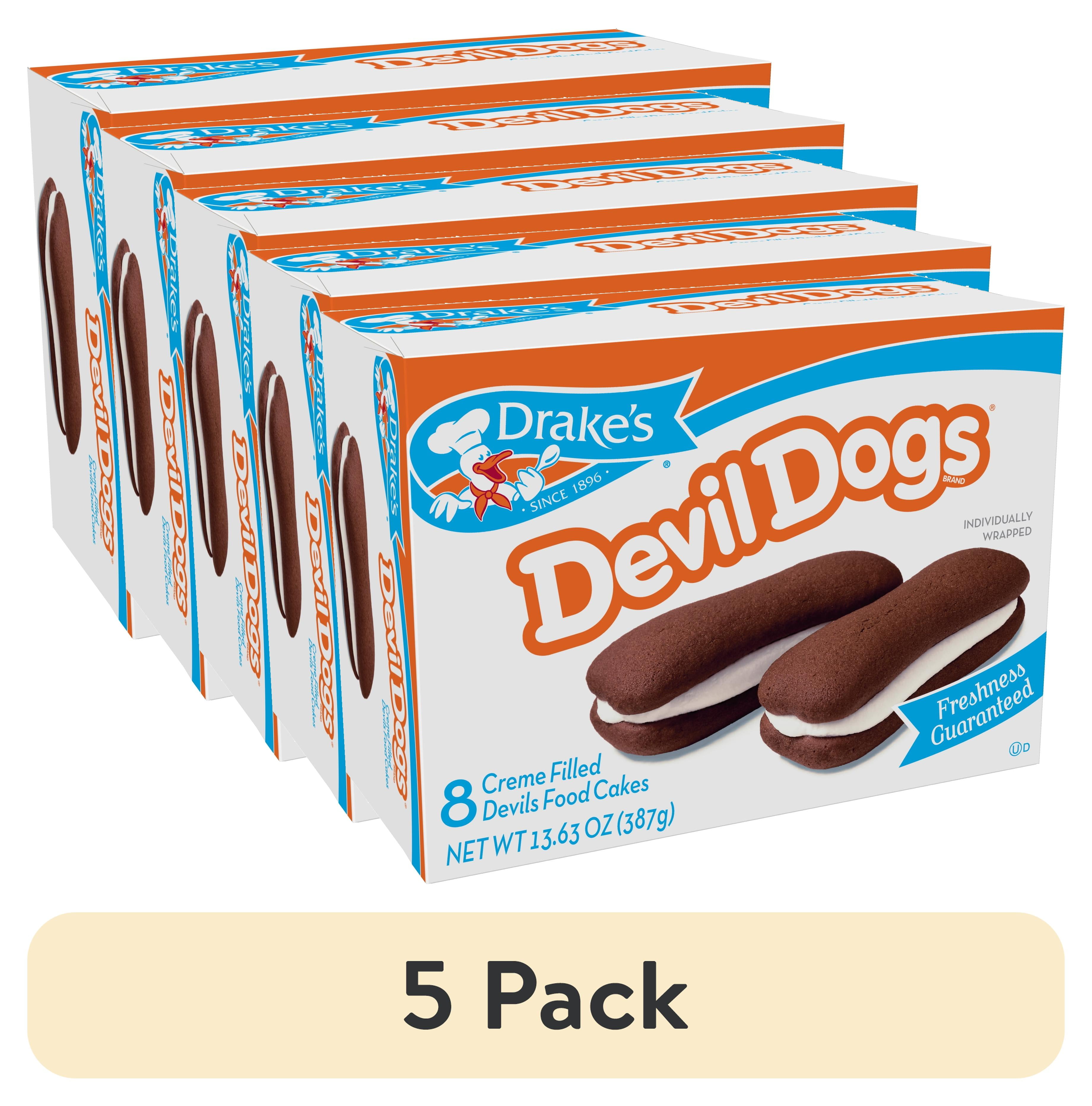 (5 pack) Drake's Devil Dogs, 8 Count, 13.63 oz - Walmart.com