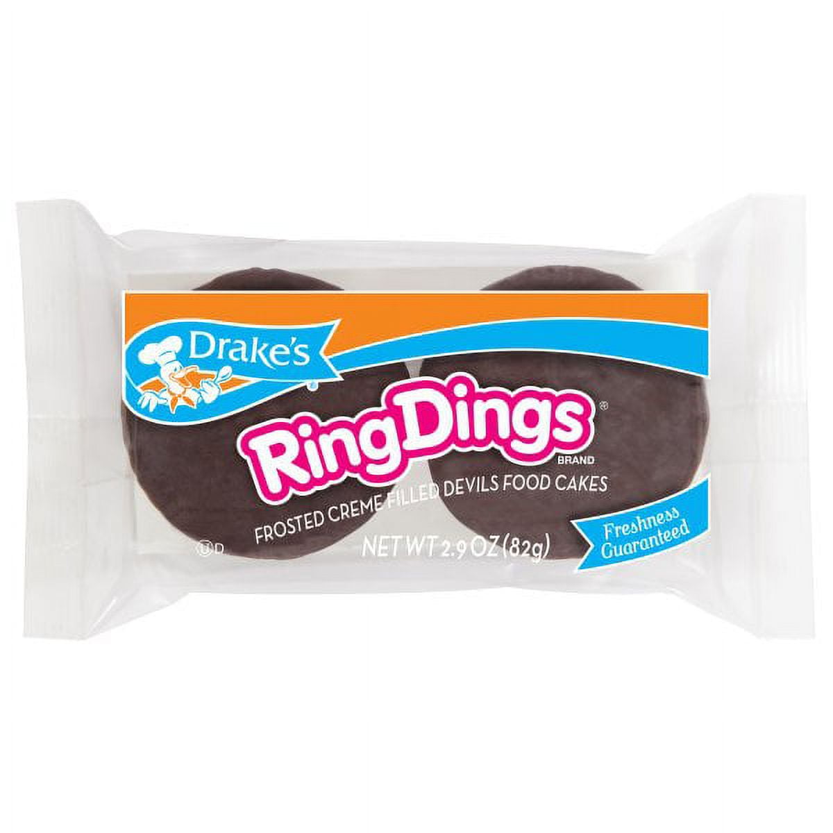 Drake's Single Serve Ring Dings Cakes, 2.9 oz - Walmart.com