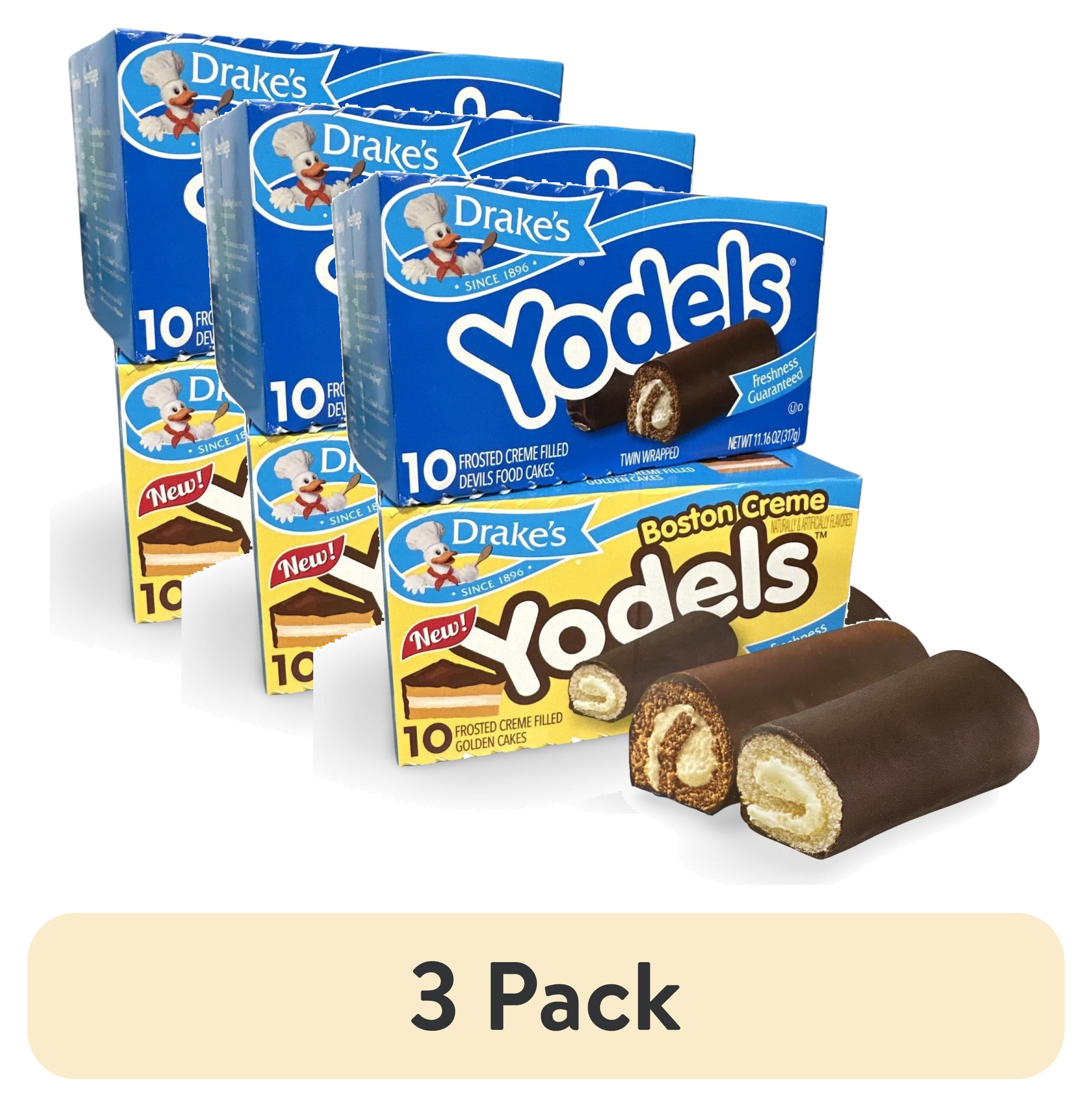 (3 pack) Drake's Yodels Combo Pack | Boston Creme & Original Devils ...