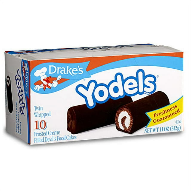 Drake's by Hostess Yodels Frosted Creme Filled Devil's Cakes 11 Oz Pack ...