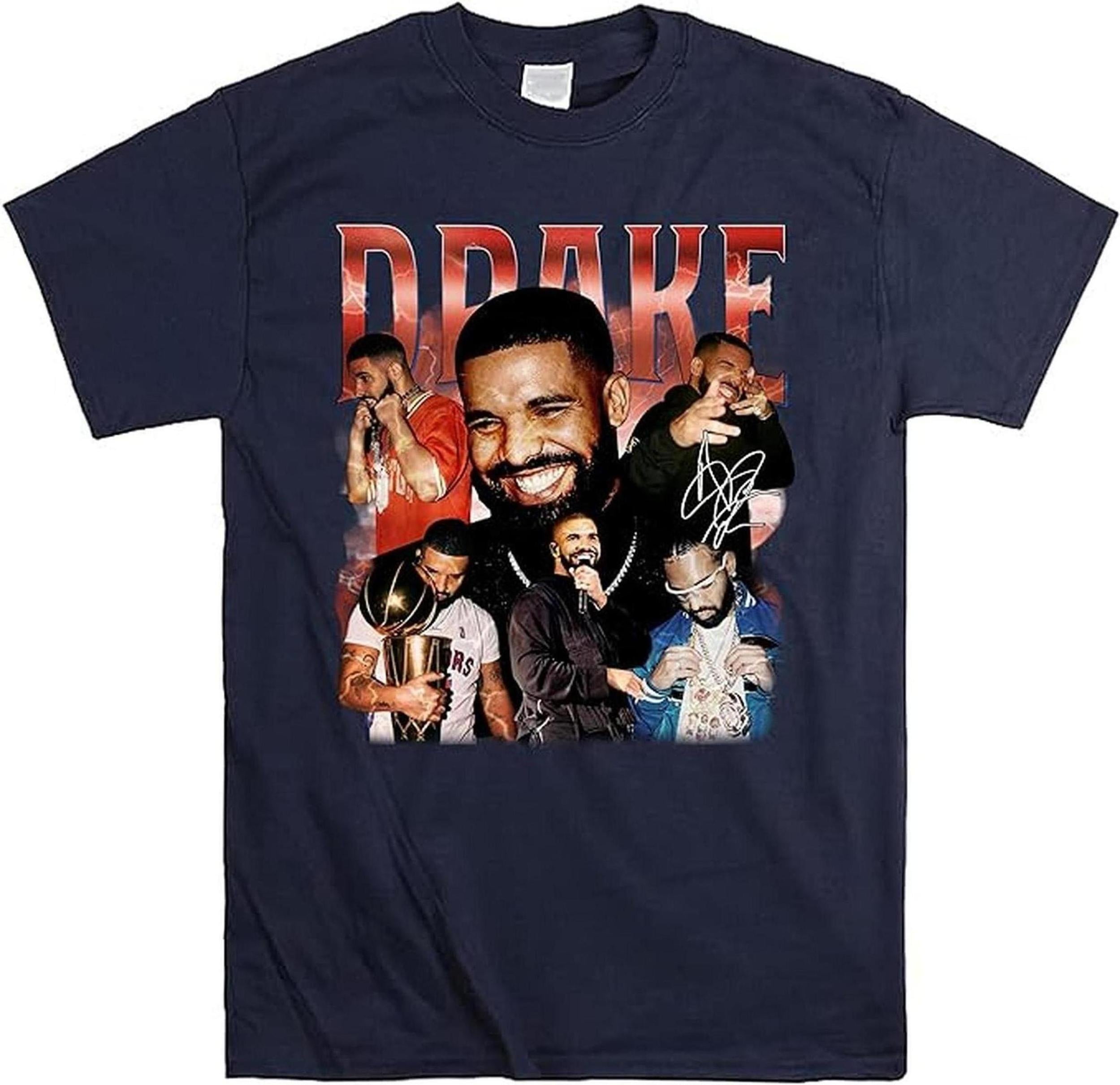 Drakes 90s Vintage Style Drakes Graphic Tee Merch Rapper, T-shirt ...