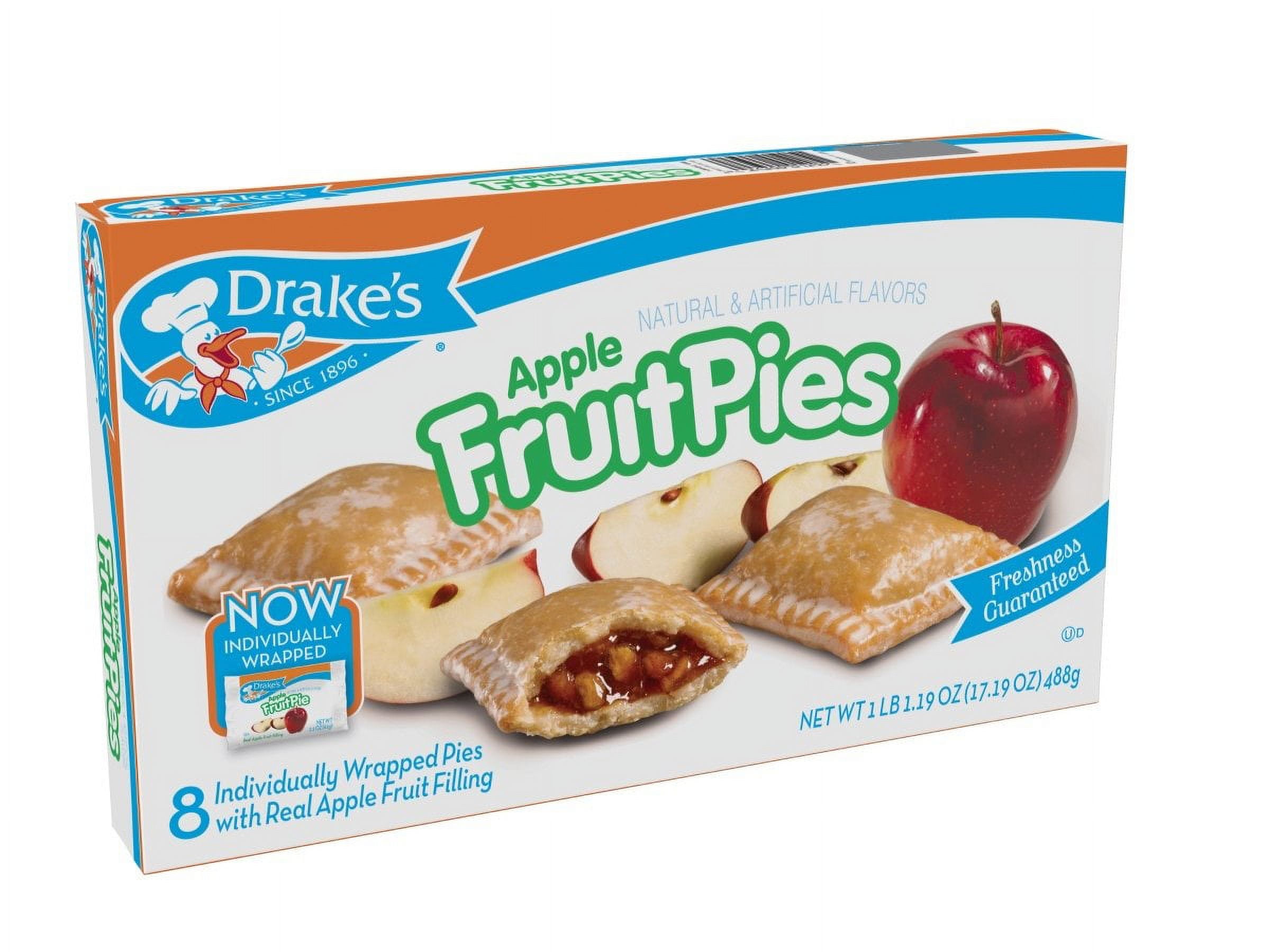 Drakes Apple FruitPies (2 Pack) by Drake's - Walmart.com