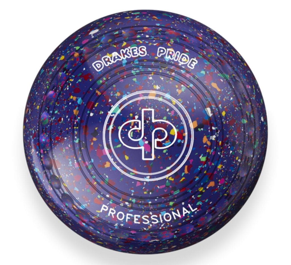 Drakes Pride Professional Bowls - Purple Harlequin, Gripped, Size 1, Heavy - Walmart.com