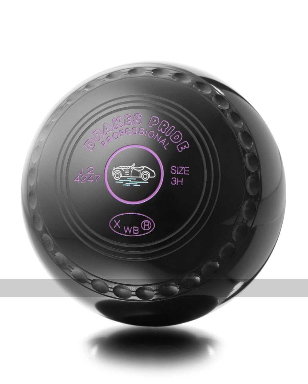 Drakes Pride Professional bowls - Black, gripped, Size 0, Heavy ...