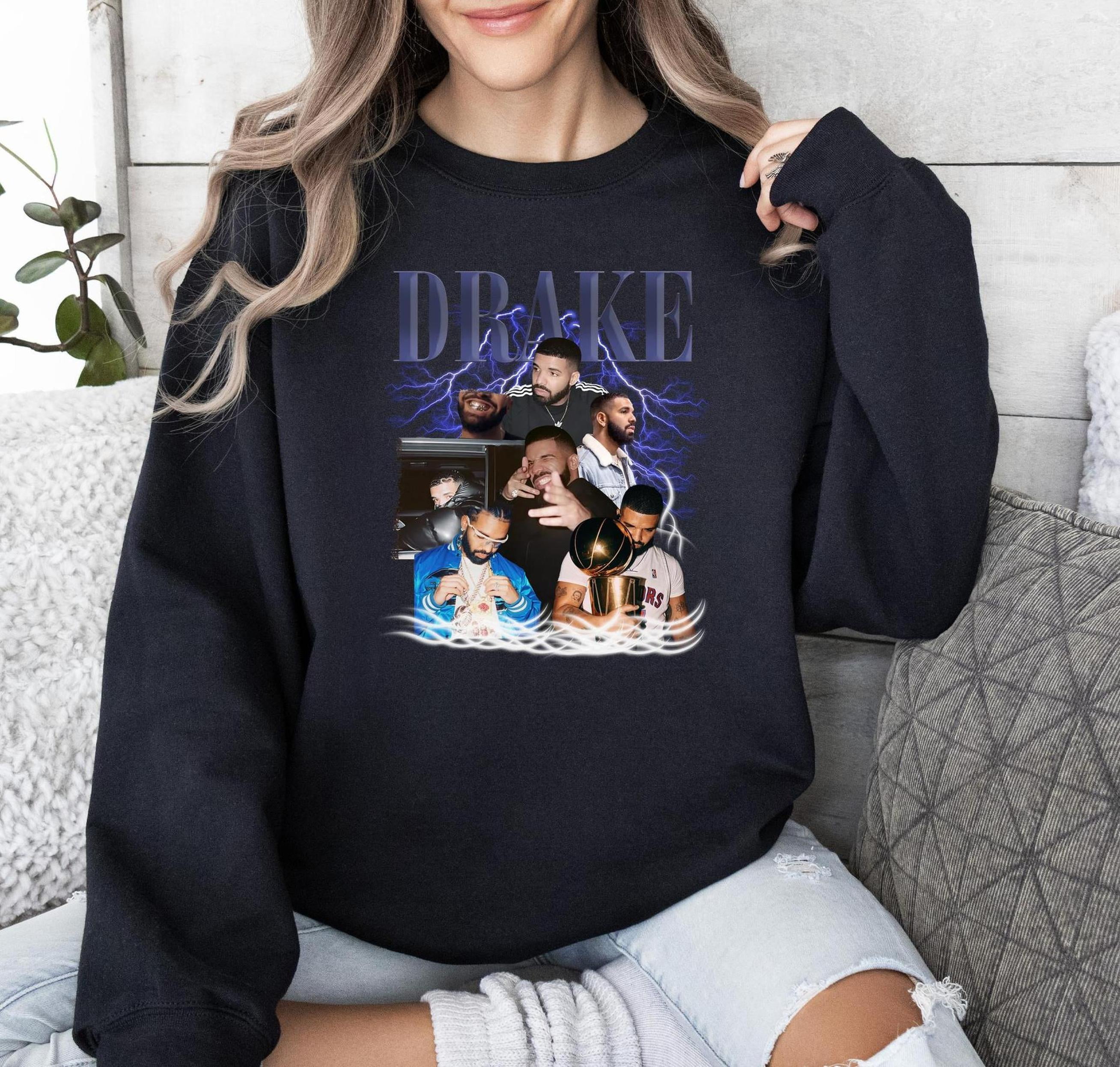 Drakes Shirt 90s Vintage Style Drakes Tee Rapper Hip Hop, Sweatshirt ...