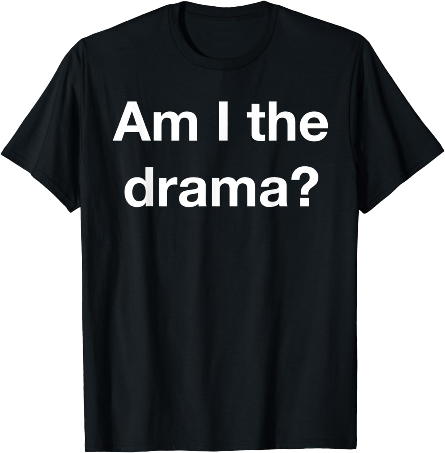 Drama Diva Dramatic Dramatique Queen Hilarious Humor Gen Z T-Shirt ...