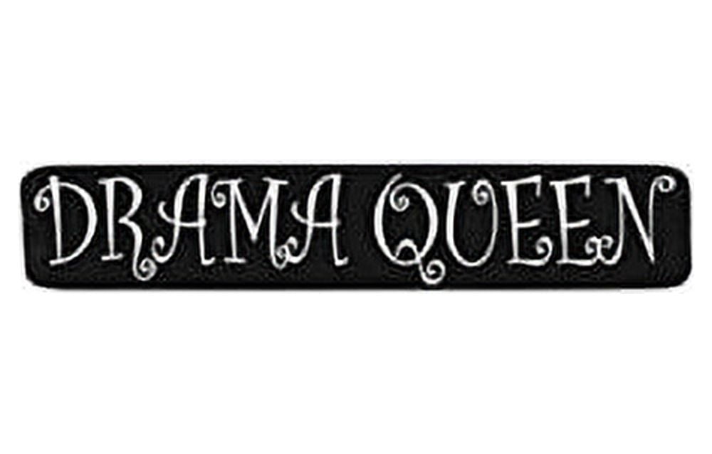 Drama Queen Motorcycle Helmet Stickers - Novelty Artwork Biker Decals ...
