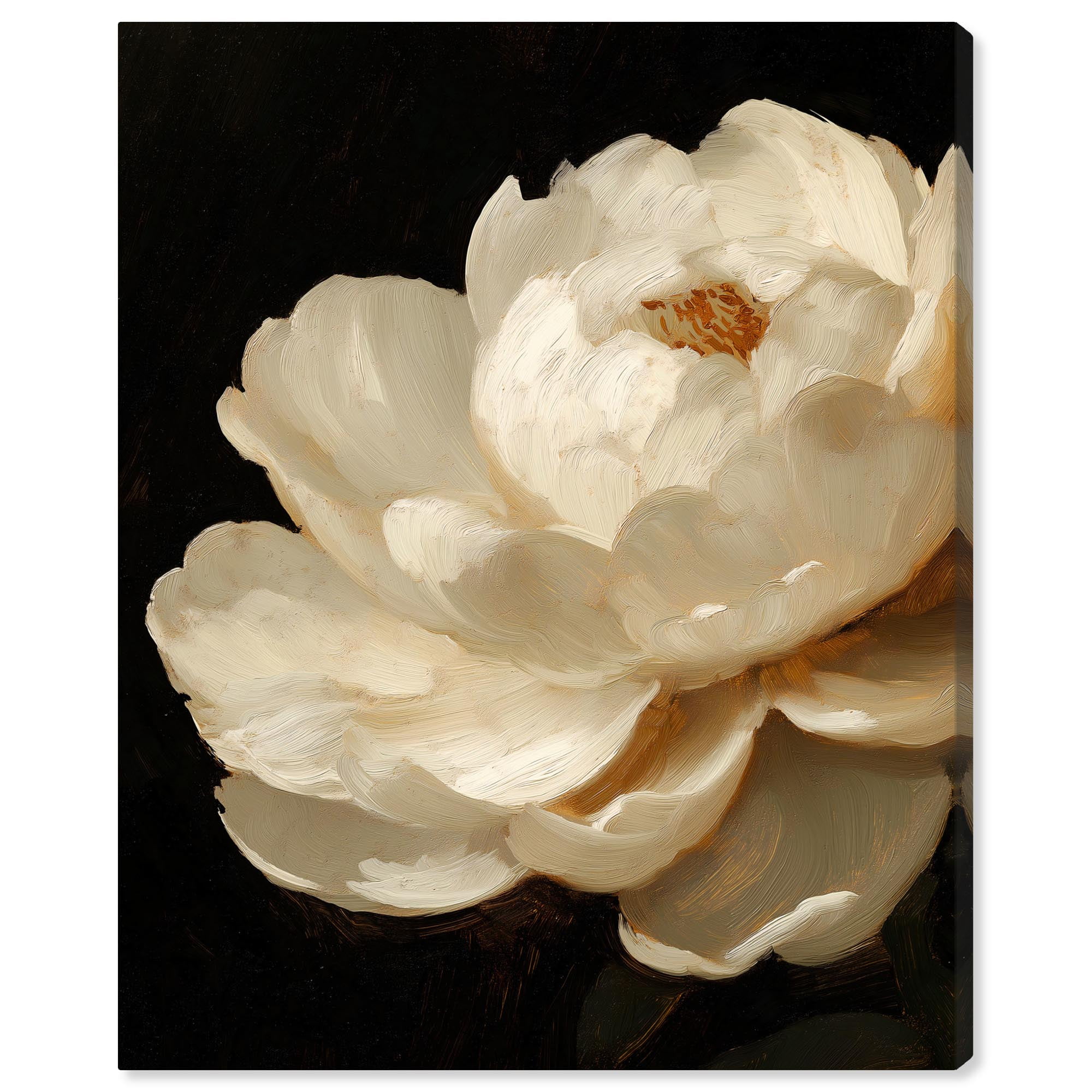 Dramatic Bloom Canvas Dark Elegant Florals by Art Remedy, Gallery ...
