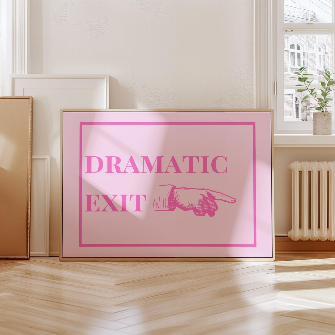 Dramatic Exit Sign, Exit Sign, Trendy Dramatic Exit Sign, Funny Hallway ...