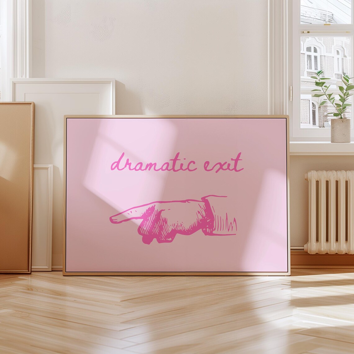 Dramatic Exit Sign, Exit Sign, Trendy Dramatic Exit Sign, Funny Hallway ...