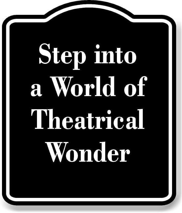 Dramatic Expressions Captivating Audiences BLACK Aluminum Composite ...