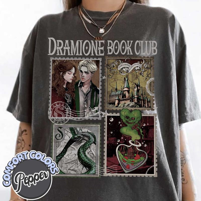 Dramione Manacled Comfort Colors . Malfoy Manor Granger T . Bookish Fan ...