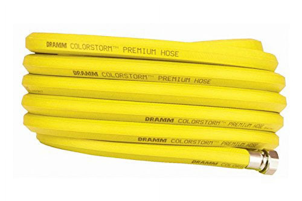 Dramm 17313 ColorStorm Premium Rubber Hose, 3/4" x 100', Yellow ...