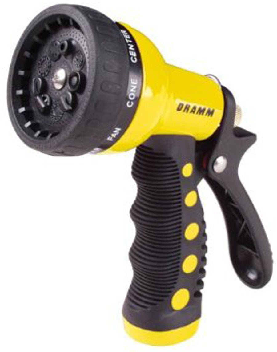 Dramm, Heavy-Duty Metal Watering Nozzle, 9-Pattern, Adjustable Flow ...