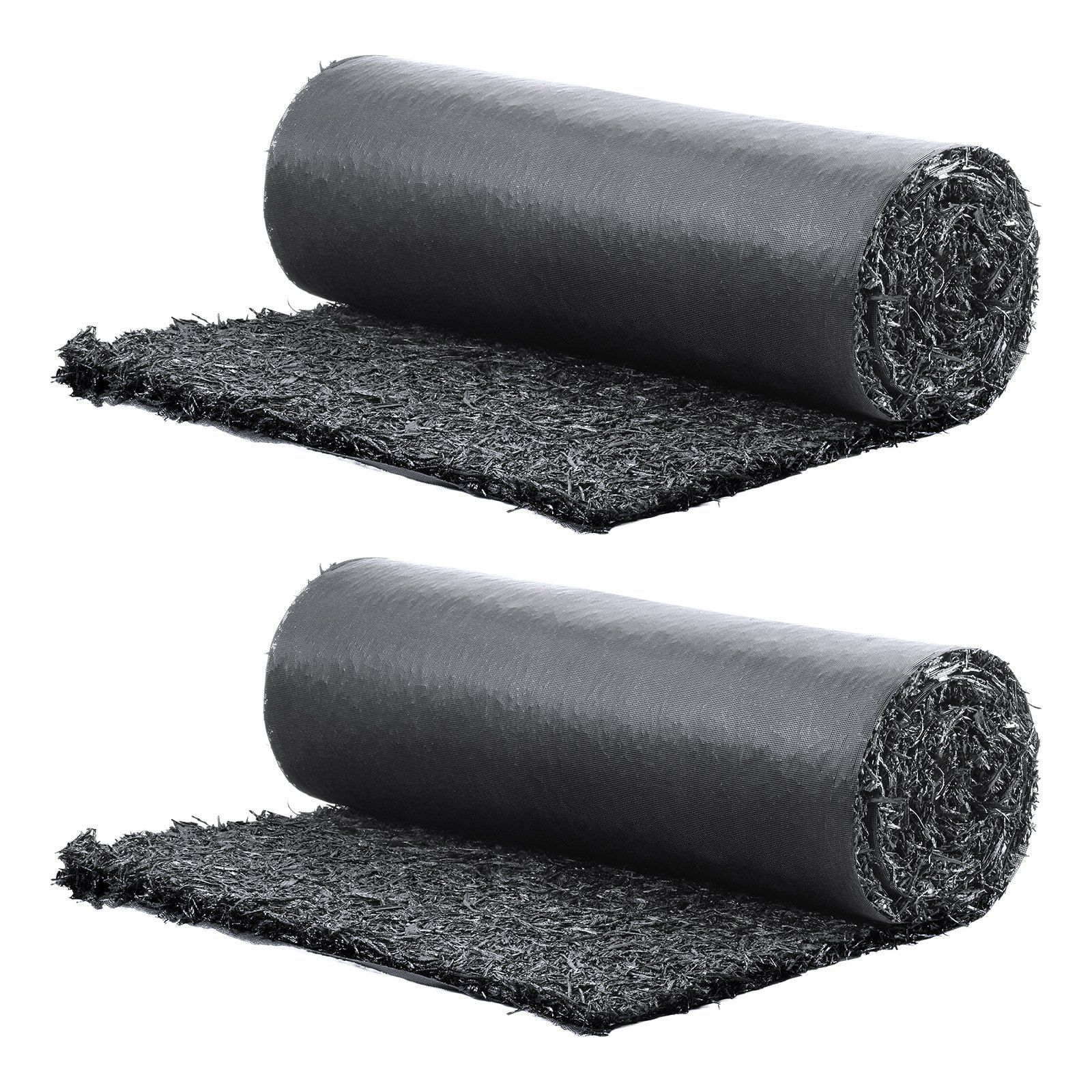 Dranite 2 Rolls Recycled Rubber Mulch Mat for Permanent Landscaping ...