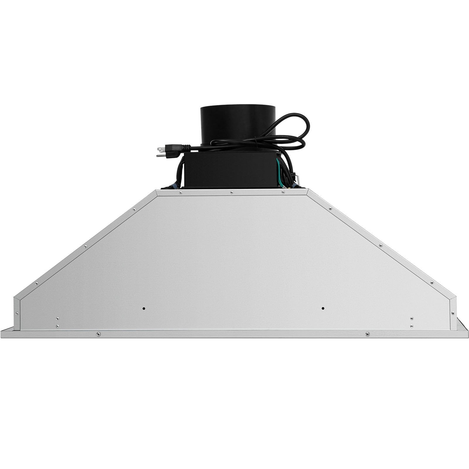 Dranite 36" 900 CFM 4-Speed Convertible Range Hood, Stainless Steel ...