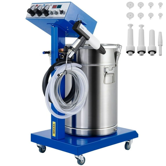 Dranite 50W 45L High Power Electrostatic Powder Coating Machine System ...