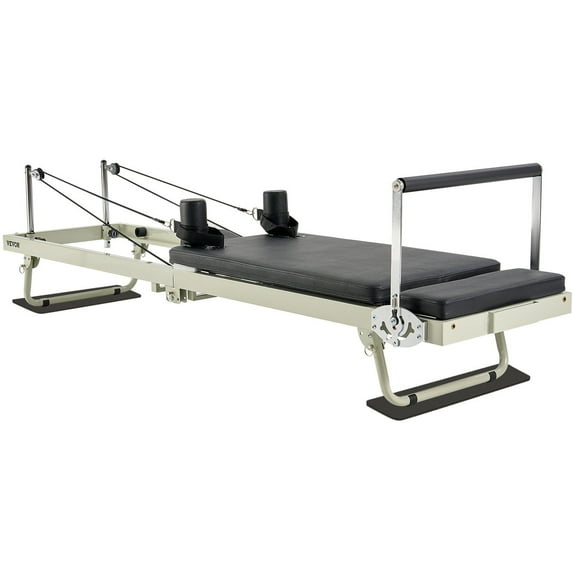 Dranite Foldable Pilates Reformer Machine for Home - Dual Resistance ...